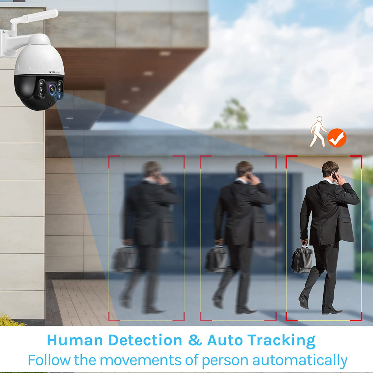 PTZ Wireless Security Camera System – Yeewise